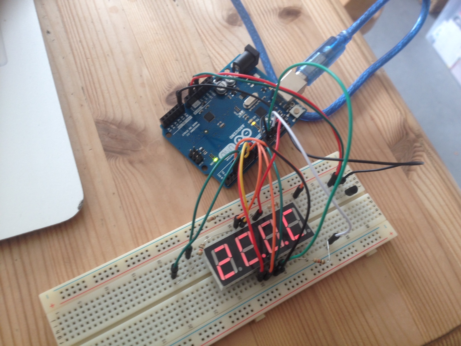Using The KYX 5461AS 4 digit 7 segment LED Display With Arduino Thomas Bibby